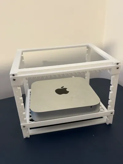 Modular Server Rack 10 inch by Concept by Luca MakerWorld: Download ...