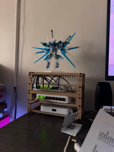 Modular Server Rack 10 inch by Concept by Luca MakerWorld: Download ...