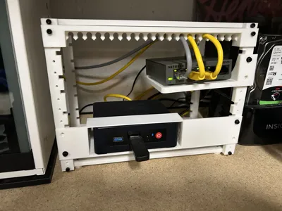 Modular Server Rack 10 inch by Concept by Luca MakerWorld: Download ...