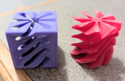4D Impossible Passthrough Cube V2 No Supports - Free 3D Print Model ...