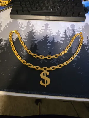 Gold Money Chain by Henderson Modeling MakerWorld: Download Free 3D Models