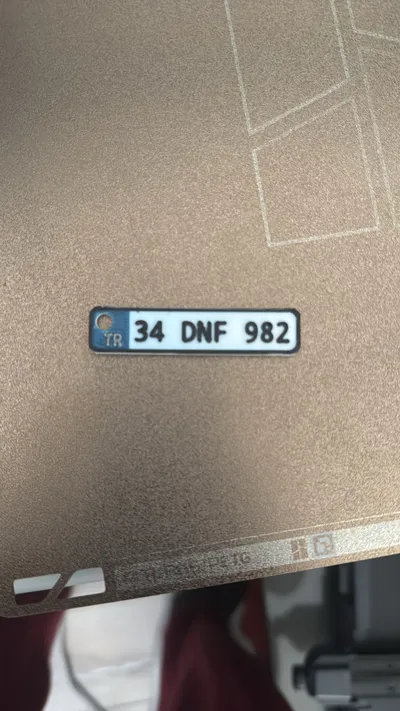 TR License Plate Keychain by ErtugrulCopoglu MakerWorld: Download Free ...