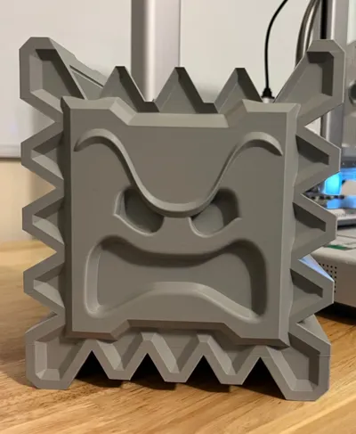 Super Mario Thwomp Tissue Box by anselor MakerWorld: Download Free 3D ...