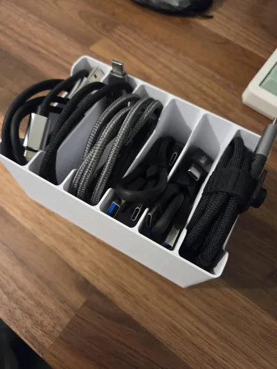 Gridfinity Cable Storage Bins by Jason and a bunch of wires MakerWorld ...