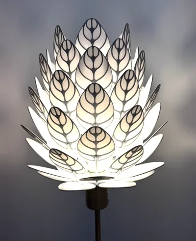 Florahedron V2 - Fully 3D Printable Lamp by Modular Mapping MakerWorld ...