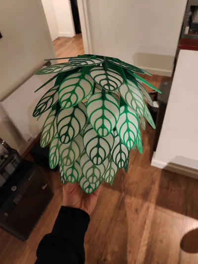 Florahedron V2 - Fully 3D Printable Lamp by Modular Mapping MakerWorld: Download Free 3D Models