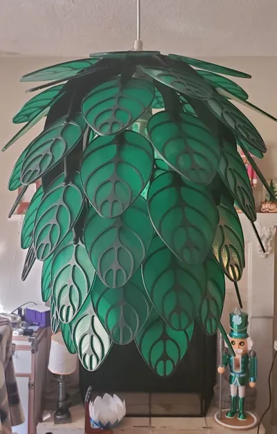 Florahedron V2 - Fully 3D Printable Lamp by Modular Mapping MakerWorld: Download Free 3D Models