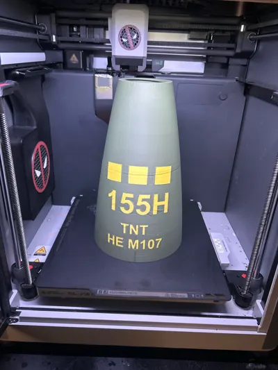 M107 155mm Artillery shell by Filaments and Freeways MakerWorld ...