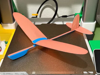 Free-flight glider model "WingStar" by Arty_SC MakerWorld: Download Free 3D Models