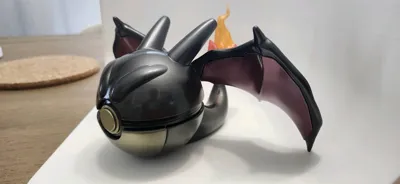 Charizard Ball - Pokemon - Pokeball Functional - Free 3D Print Model ...