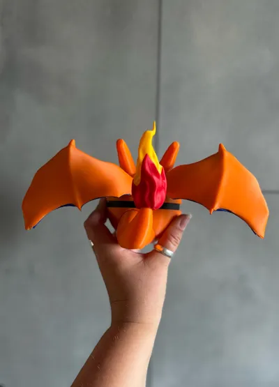 Charizard Ball - Pokemon - Pokeball Functional by Torikami MakerWorld ...