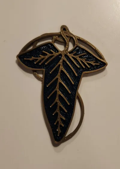 Lord of the Rings Elven Brooch by Taylor Hay MakerWorld: Download Free ...