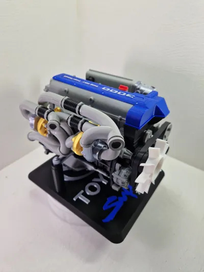 Tribute to the legendary 2JZ engine by Danko_Creates MakerWorld ...