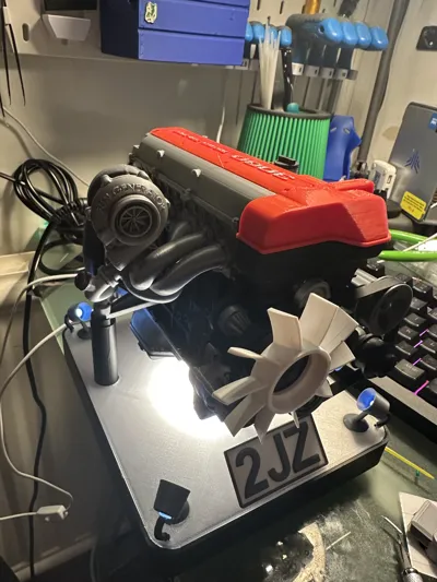 Tribute to the legendary 2JZ engine by Danko_Creates - MakerWorld