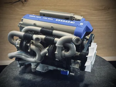 Tribute to the legendary 2JZ engine by Danko_Creates MakerWorld ...