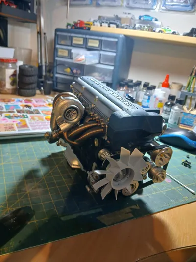 Tribute to the legendary 2JZ engine - Free 3D Print Model - MakerWorld