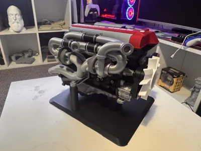 Tribute to the legendary 2JZ engine by Danko_Creates MakerWorld ...
