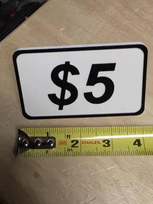 Price Displays. - Free 3D Print Model - MakerWorld