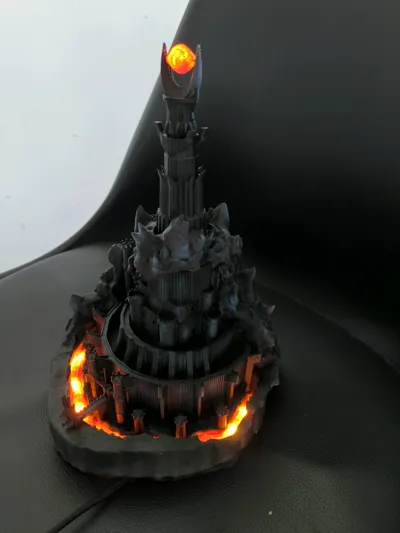 Bigger Sauron Tower for Barad-Dûr, The Dark Tower - Free 3D Print Model ...
