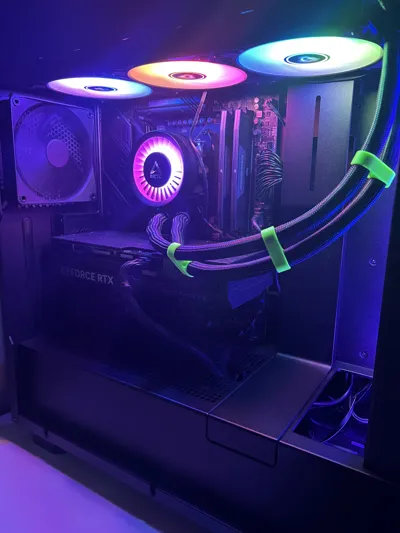 Arctic Liquid Freezer III AIO Cooler Tube Clip - Free 3D Print Model ...