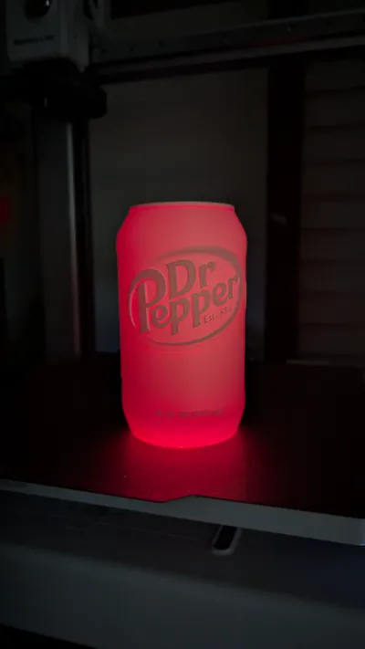 Dr. Pepper Can (Tea Light & Lamp Kit compatible) by themapster ...
