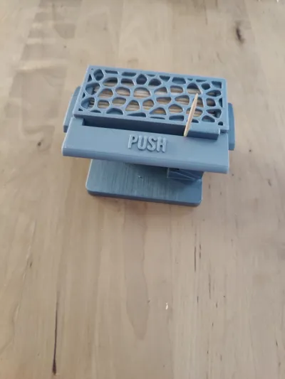 Toothpick Dispenser - all parts printed - Free 3D Print Model - MakerWorld