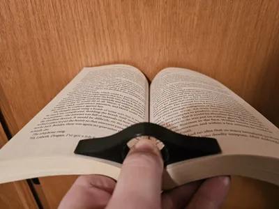 Book Holder for easy one-handed reading by Sakul - MakerWorld