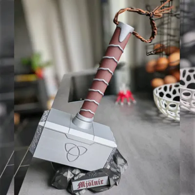 Thor's Hammer Mjölnir by Sebastian MakerWorld: Download Free 3D Models