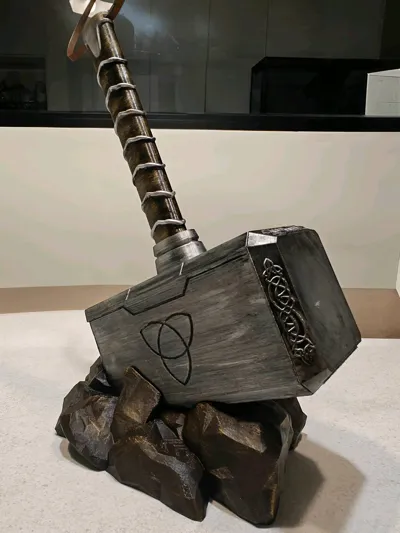 Thor's Hammer Mjölnir by Sebastian MakerWorld: Download Free 3D Models