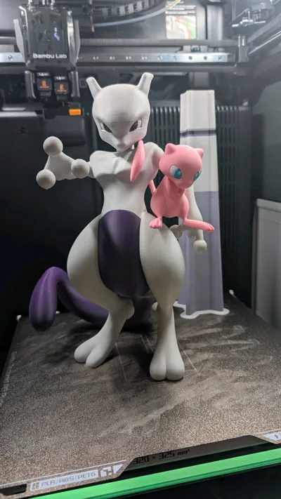 Mewtwo Multicolor by entroisdimensions_figurine MakerWorld: Download ...