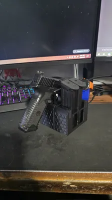 Modular Pistol Gun Magazine Rack Holder by Match_King MakerWorld ...