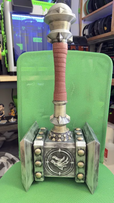 World Of Warcraft Doomhammer by Llambda MakerWorld: Download Free 3D Models