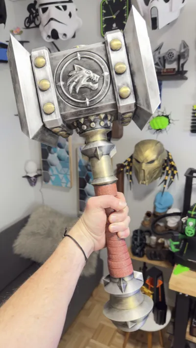 World Of Warcraft Doomhammer by Llambda MakerWorld: Download Free 3D Models