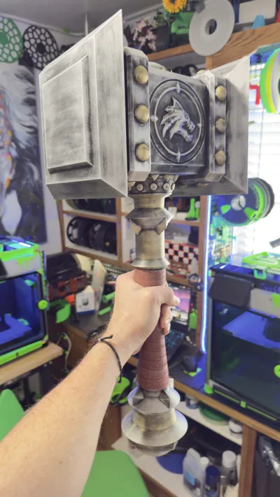 World Of Warcraft Doomhammer by Llambda MakerWorld: Download Free 3D Models
