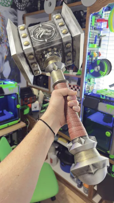 World Of Warcraft Doomhammer by Llambda MakerWorld: Download Free 3D Models