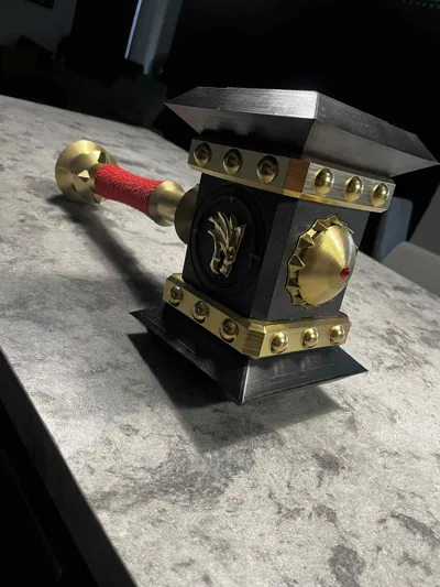 World Of Warcraft Doomhammer - Free 3D Print Model - MakerWorld