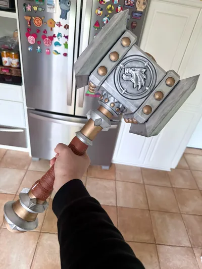 World Of Warcraft Doomhammer - Free 3D Print Model - MakerWorld