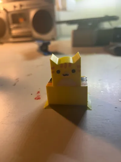 Geometry Dash Cat Icon by Finn Wilbanks MakerWorld: Download Free 3D Models