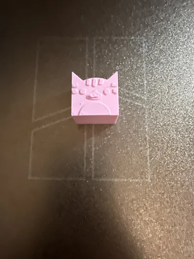 Geometry Dash Cat Icon by Finn Wilbanks MakerWorld: Download Free 3D Models
