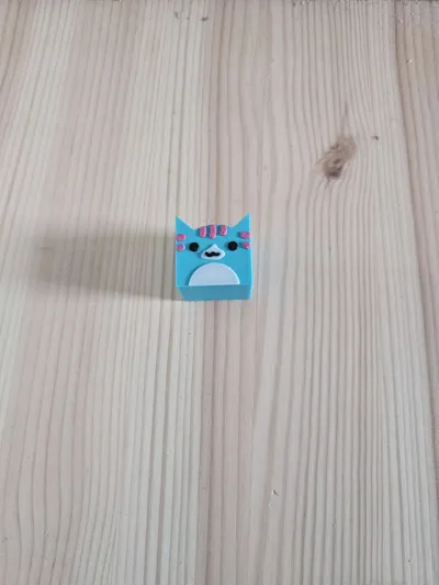 Geometry Dash Cat Icon by Finn Wilbanks MakerWorld: Download Free 3D Models