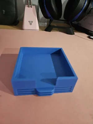 Holder for Post-It Notes - Stencils Included - Free 3D Print Model ...