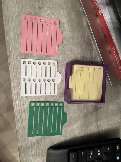 Holder for Post-It Notes - Stencils Included by Vision2Design ...