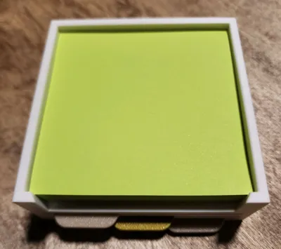 Holder for Post-It Notes - Stencils Included - Free 3D Print Model ...