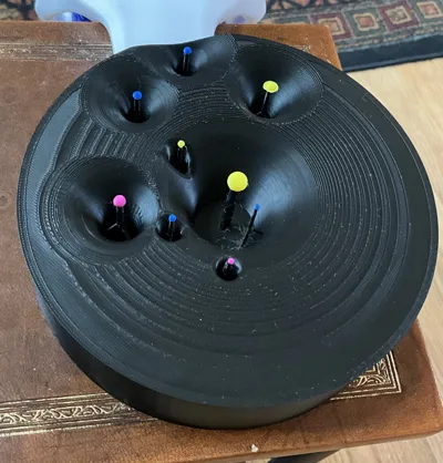 Solar System with Gravity Wells by krayt dragon MakerWorld: Download ...