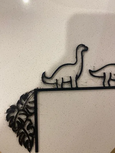 Dinosaur - Door Corner - Free 3D Print Model - MakerWorld