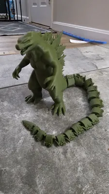 Godzilla (cola articulada) por 3D Fun MakerWorld: Descarga Modelos 3D ...