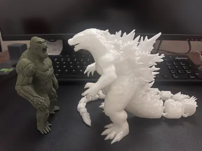 Godzilla (cola articulada) por 3D Fun MakerWorld: Descarga Modelos 3D ...