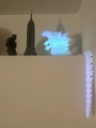 Godzilla (cola articulada) por 3D Fun MakerWorld: Descarga Modelos 3D ...