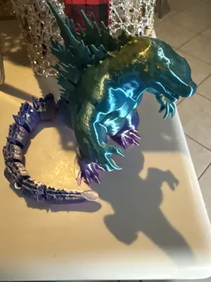 Godzilla (cola articulada) por 3D Fun MakerWorld: Descarga Modelos 3D ...