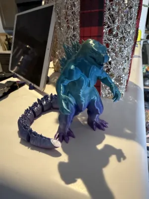 Godzilla (cola articulada) por 3D Fun MakerWorld: Descarga Modelos 3D ...